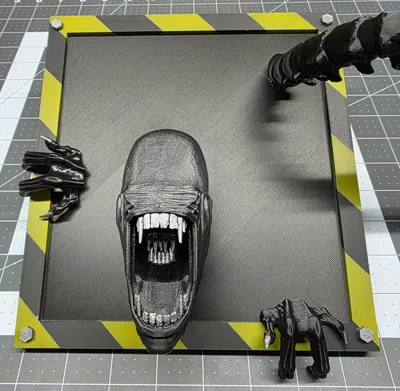 Ceiling Xenomorph altered for Bambu Remixed by Angry Mammoth MakerWorld ...