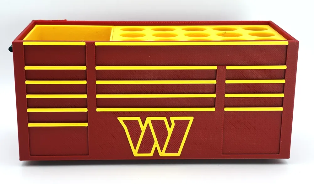Washington Commanders NFL football toolbox desk - Free 3D Print Model ...