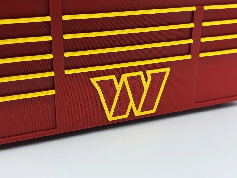 Washington Commanders NFL football toolbox desk - Free 3D Print Model ...