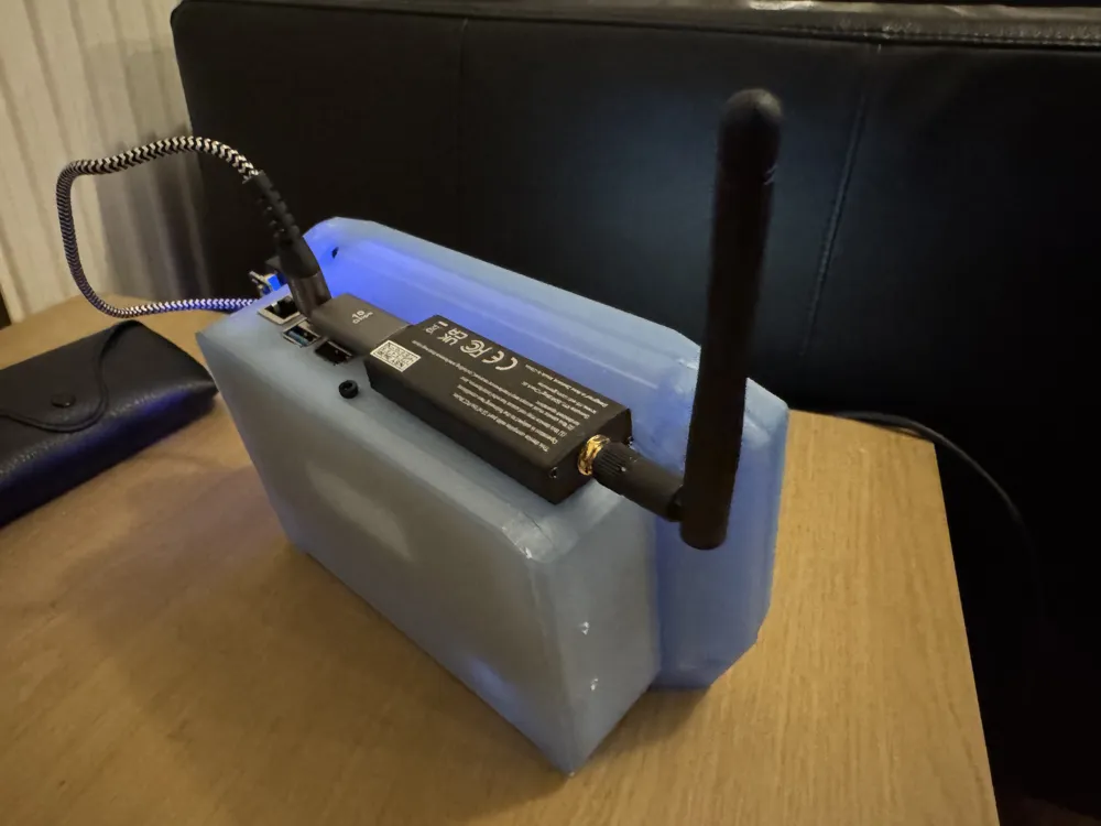 CyberDeck - Raspberry Pi 4b - 7 inch Touchscreen - Free 3D Print Model ...