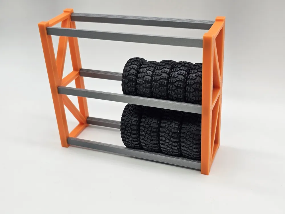 SCX30 tire rack 36-43mm crawler tires 1/30 scale - Free 3D Print Model ...