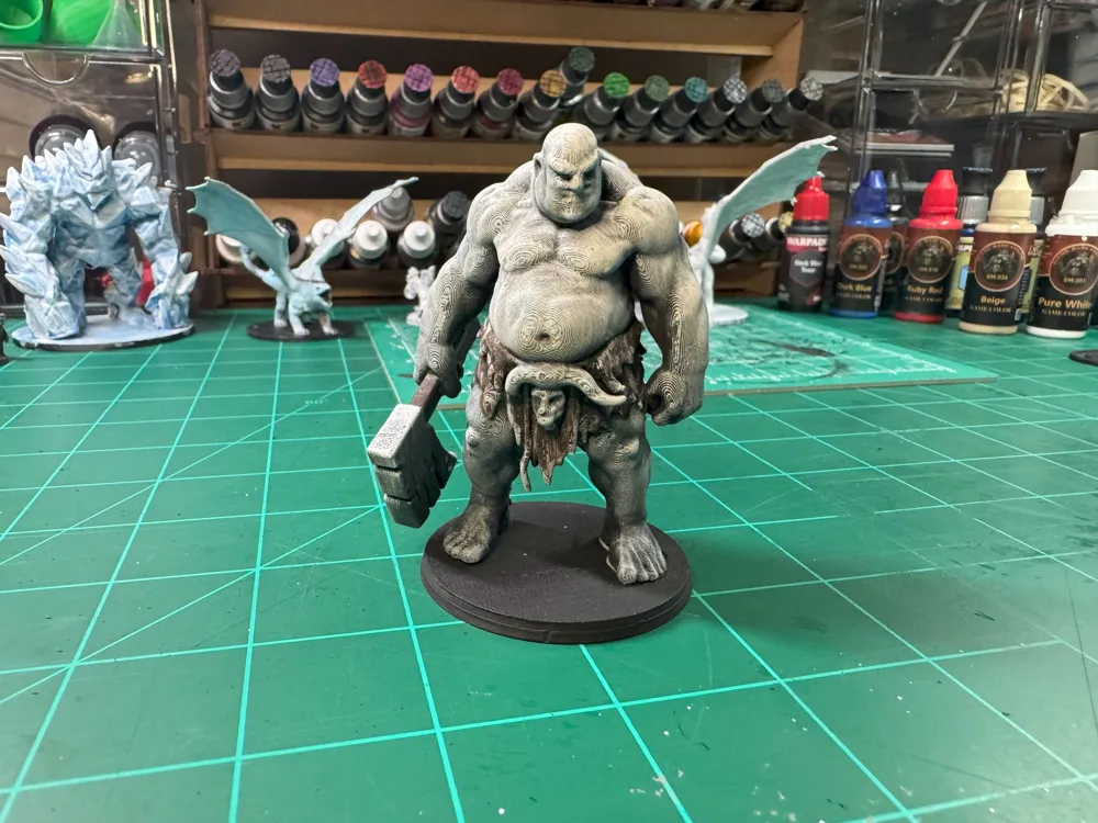 Ash Giant: DnD D&D Pathfinder Mini by PlayerX MakerWorld: Download Free ...