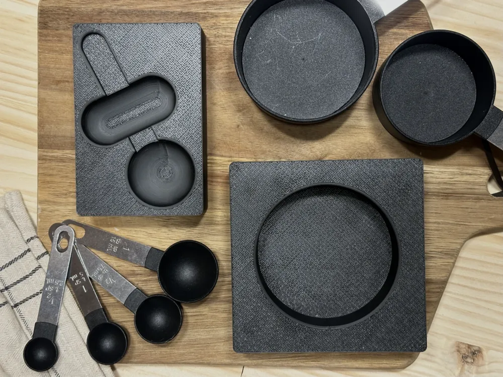 Kitchen Gridfinity: Measuring Cups and Spoons - Free 3D Print Model ...