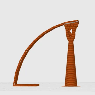 Overhang Test P1S with PLA Support Remixed by DRCGRAPIX - MakerWorld