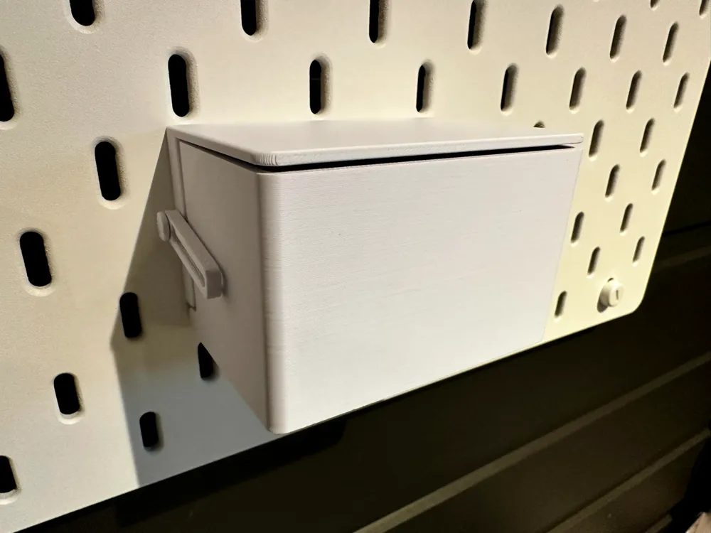 Skadis hinged tilt drawer by Masambi - MakerWorld