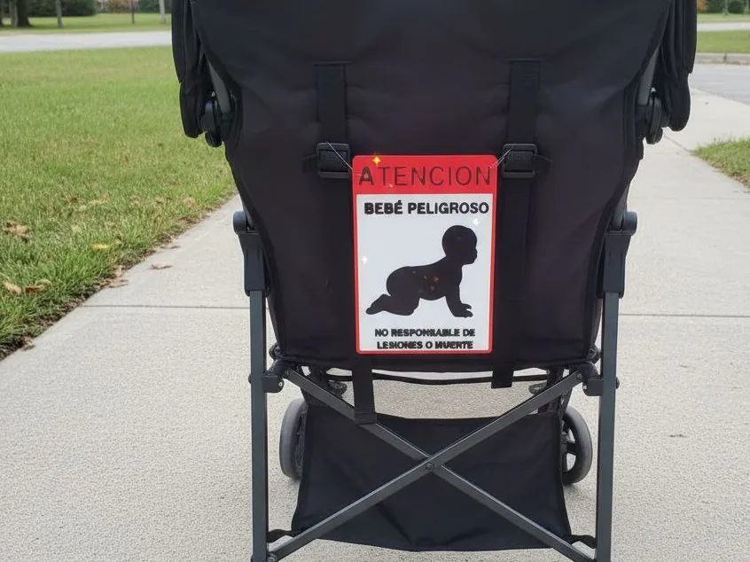 Dangerous baby warning sign - Free 3D Print Model - MakerWorld