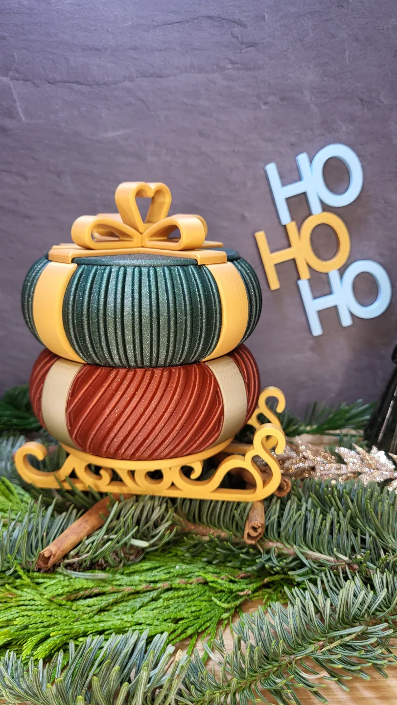 Stackable Christmas Present Box V2 + Santa´s Sled by Art Design. 3D ...