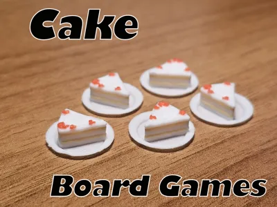 Cake - Board Game by SuperKaos MakerWorld: Download Free 3D Models