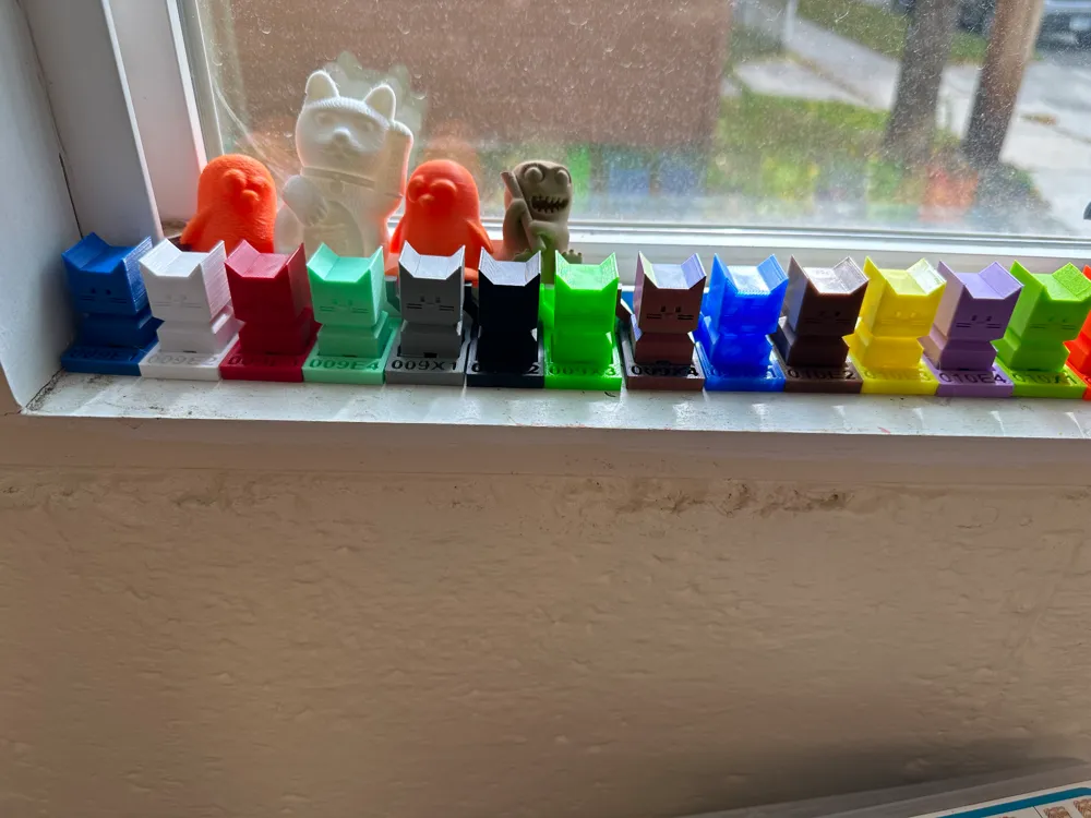 Labeled Box for Cali Cat Remixed by KaffineAddict - MakerWorld