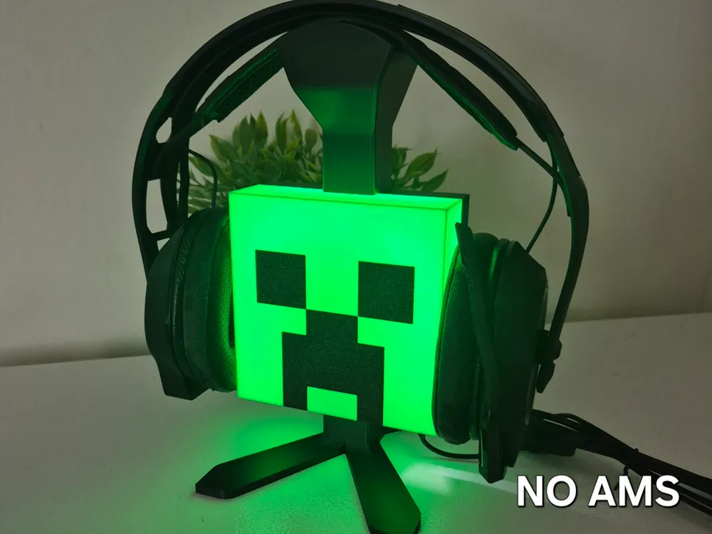 Minecraft Creeper Headphone Stand by Nismo3Dprint MakerWorld: Download ...