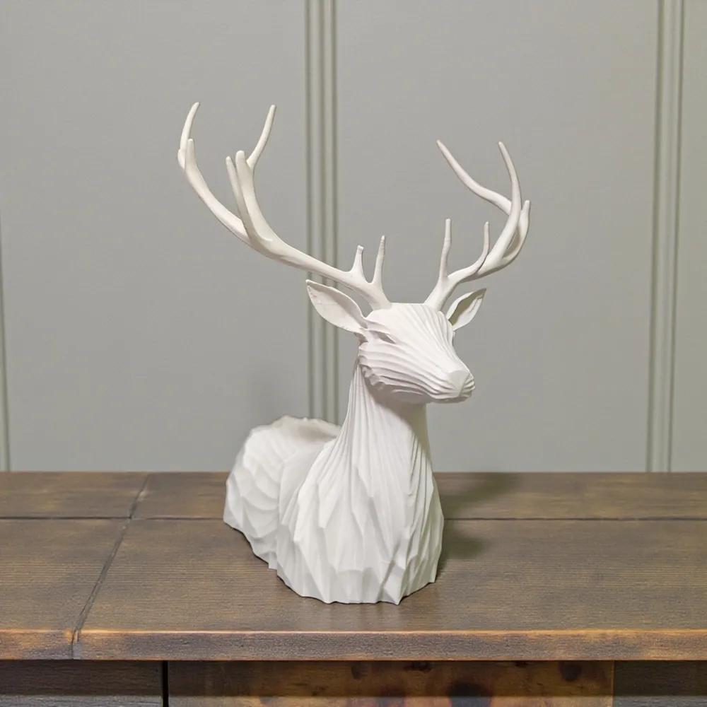Abstract deer, stag sculpture by Deltaprints MakerWorld: Download Free ...