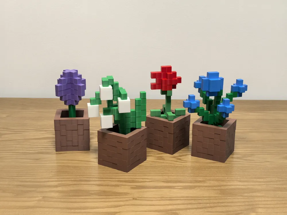 minecraft flower 1.0 (Serie de flores de Minecraft Primera Edición ...