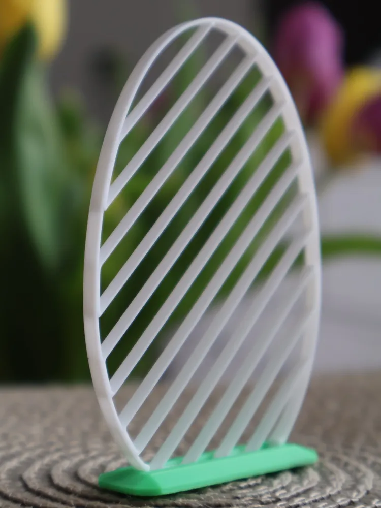 Aligned Rectilinear Easter Egg Decor by Drak - MakerWorld