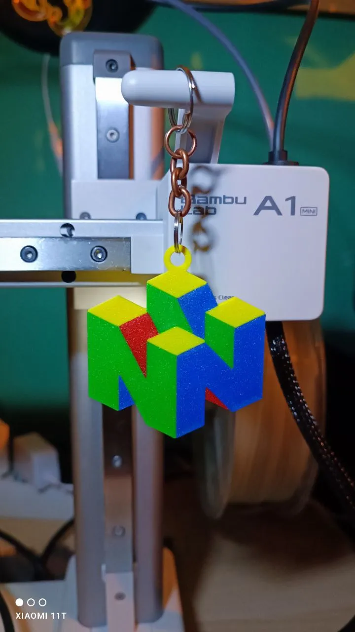 nintendo 64 keychain by KO Additive Labo - MakerWorld