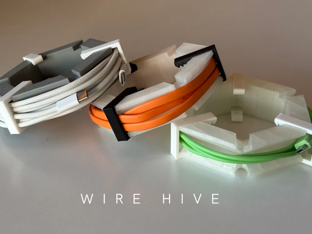 Wire Hive - The Final Cable Wrap by mazzy MakerWorld: Download Free 3D ...