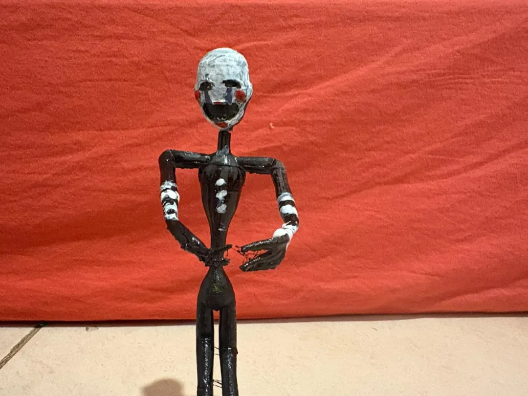 FNAF Marionete (Fantoche) +Suporte e Cabeça do Freddy - Modelo gratuito ...