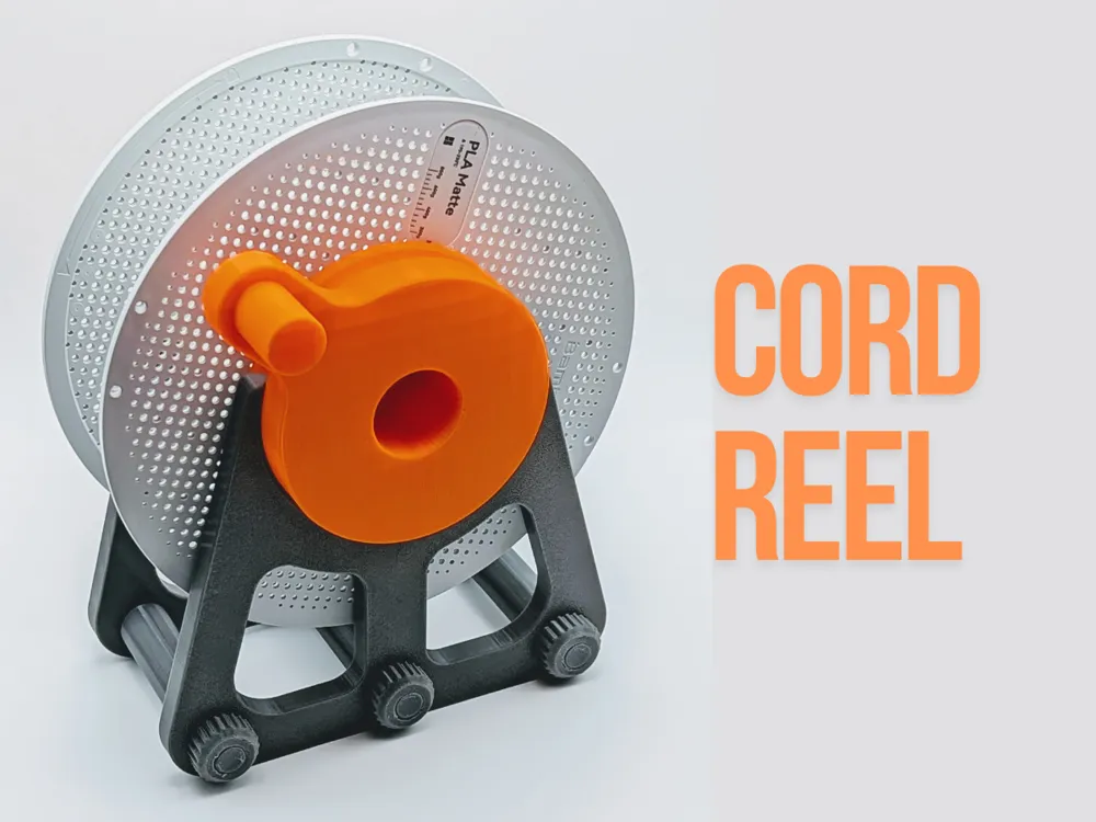 Cord Reel - Free 3D Print Model - MakerWorld