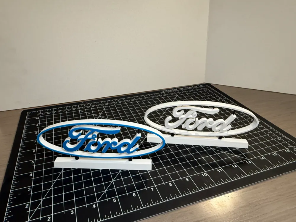 Ford Logo Floating Sign / Display by Jrosen73 MakerWorld: Download Free ...