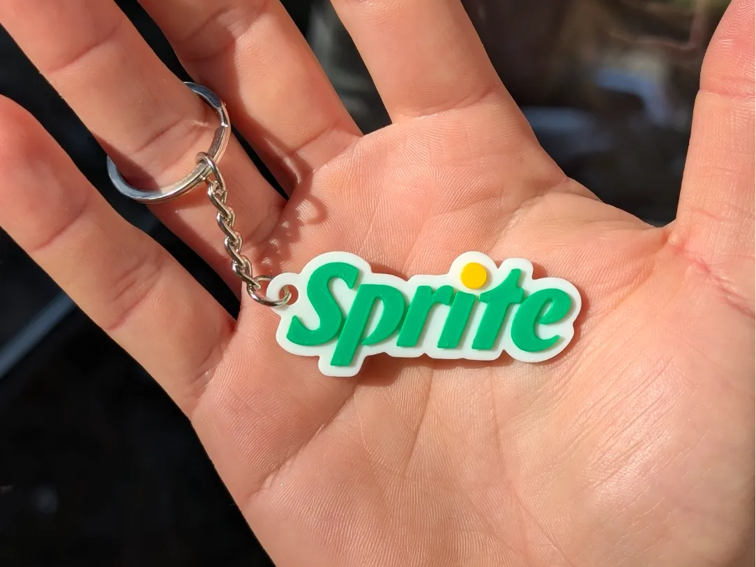 Sprite - Keychain - Free 3D Print Model - MakerWorld
