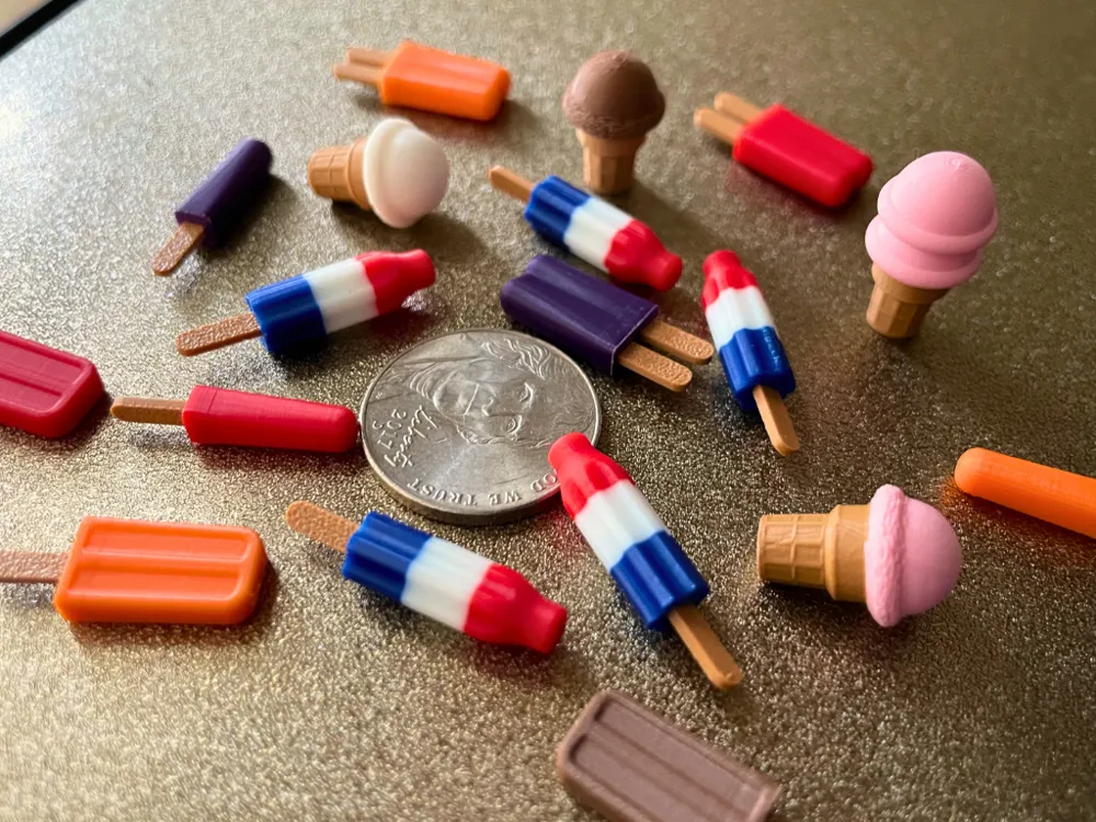 Miniature Popsicle - Free 3D Print Model - MakerWorld