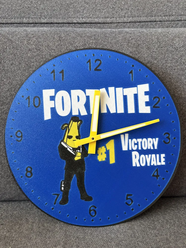 fortnite wall clock - Free 3D Print Model - MakerWorld
