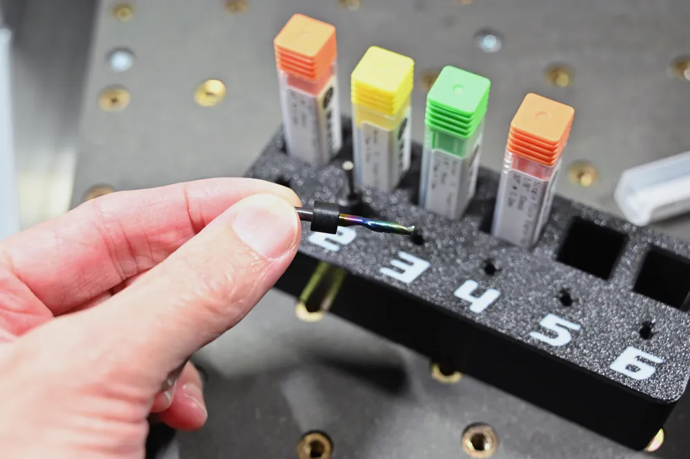 Carvera Air Z1 CNC 6x Numbered Tool Bit Holder by AMS3D MakerWorld ...