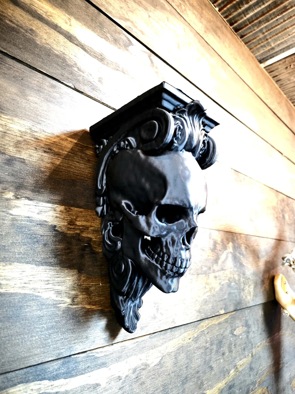 Skull Corbel Wall Shelf by DTM247 MakerWorld: Download Free 3D Models