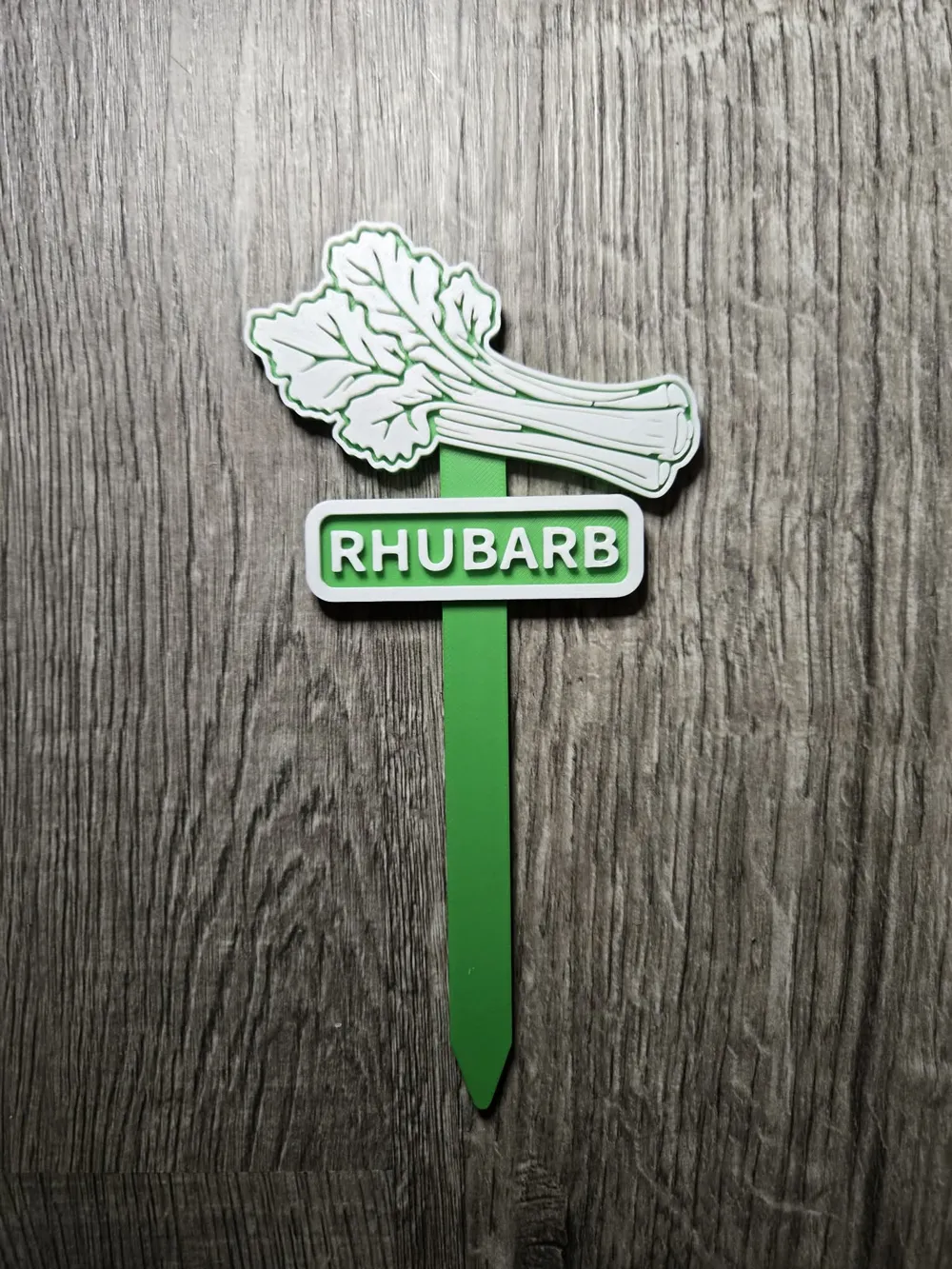 RUIBARBO - Estaca de Jardim - Modelo gratuito para impressão 3D ...