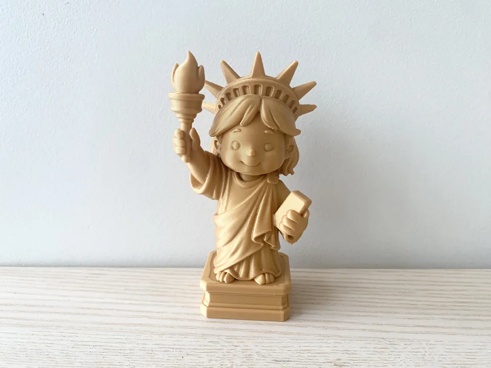 The Statue of Liberty(Q_Craft) - Free 3D Print Model - MakerWorld