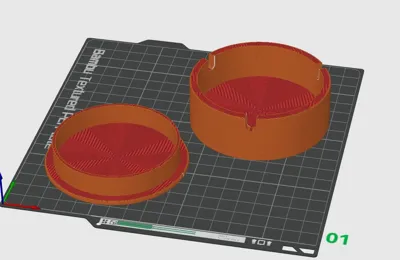 Minimalistic Ash tray with lid by Jlstudio.eu - MakerWorld