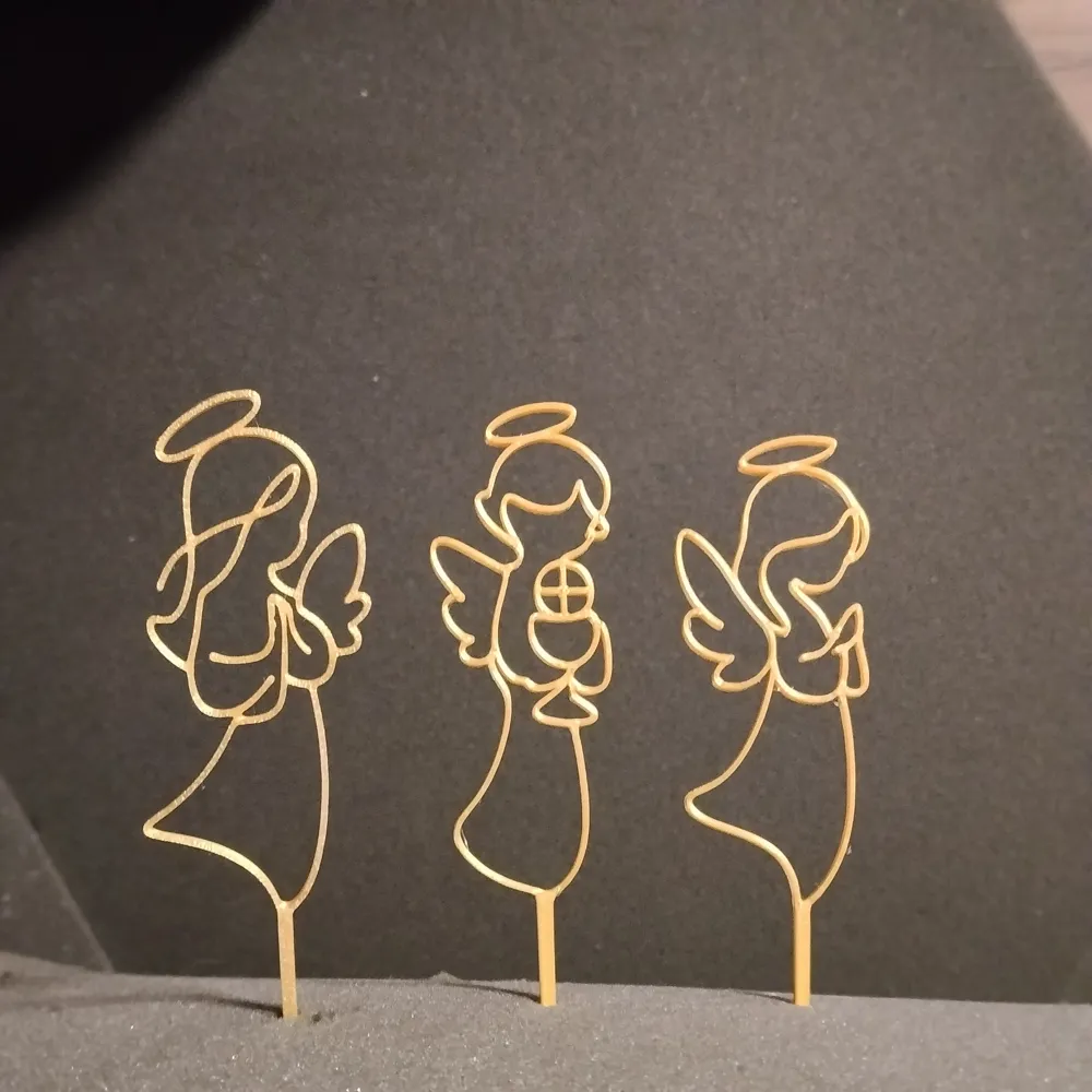 Adornos de Ángel – 3 Diseños - Modelo de impresión 3D gratuito - MakerWorld