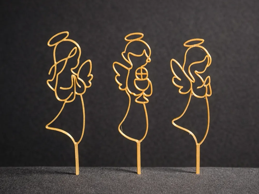 Adornos de Ángel – 3 Diseños - Modelo de impresión 3D gratuito - MakerWorld