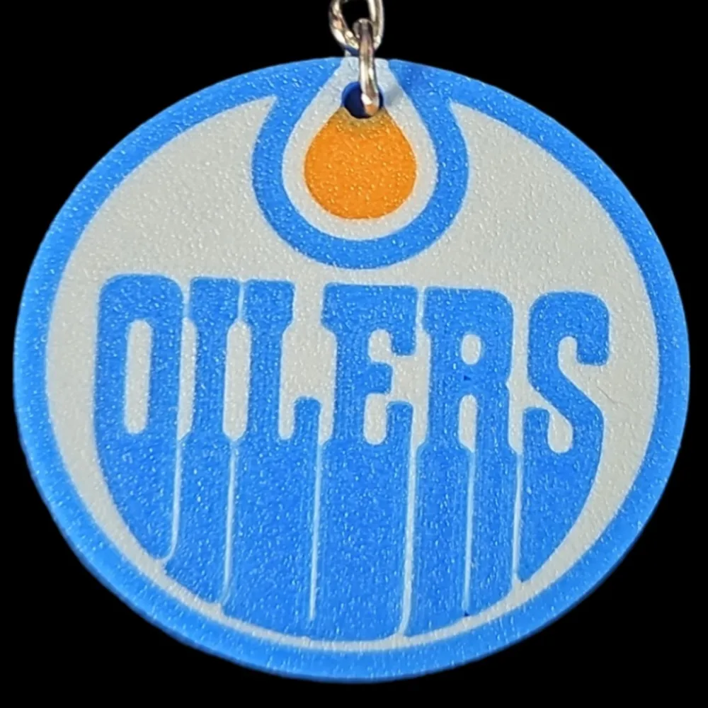 Edmonton Oilers Keychain by 3DKP - MakerWorld