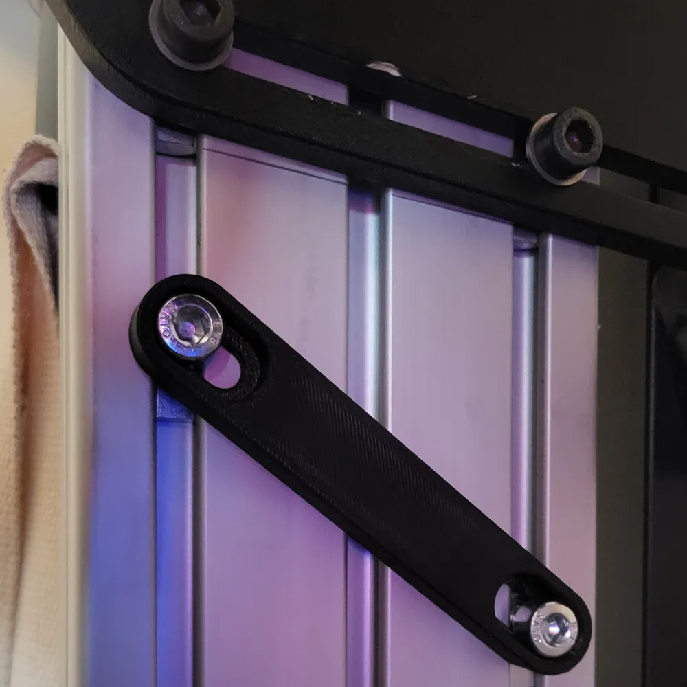 Slotted support bar for 120mm Alu profile Sim Rig by damien MakerWorld ...