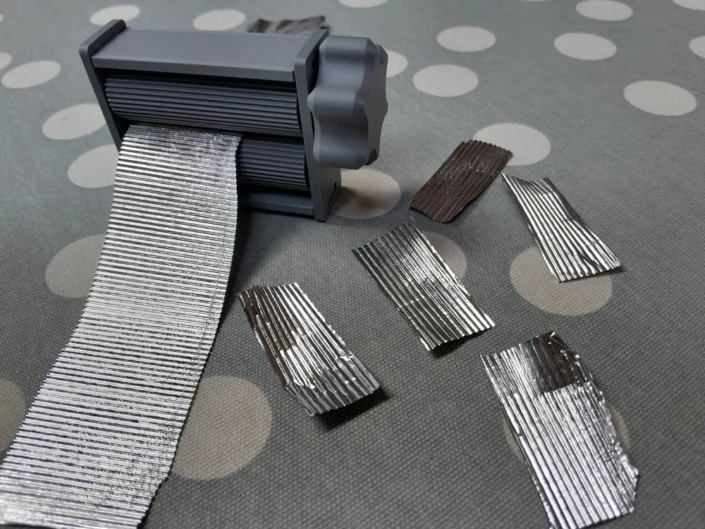 Corrugated iron maker for Model Railways / Diarama - Free 3D Print ...