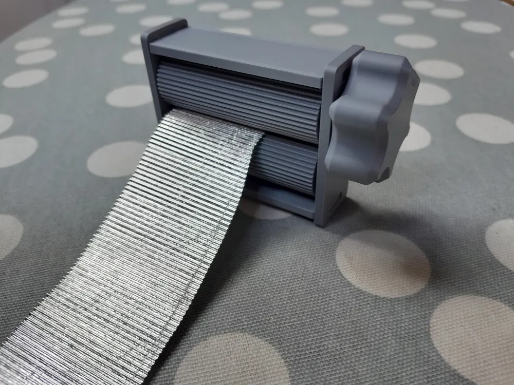 Corrugated iron maker for Model Railways / Diarama - Free 3D Print ...