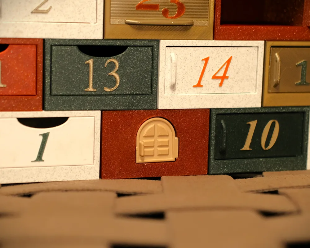 Brick Advent Calendar by Sakul MakerWorld: Download Free 3D Models