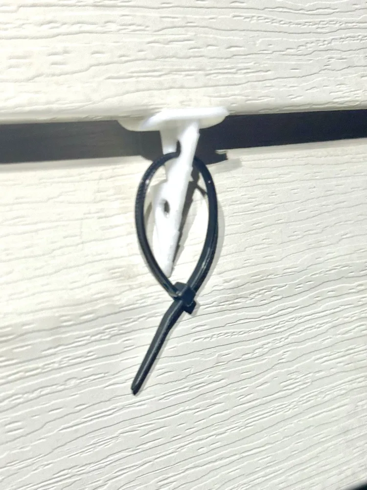 Vinyl Siding Hook and Zip Tie Mount/Anchors - Free 3D Print Model ...