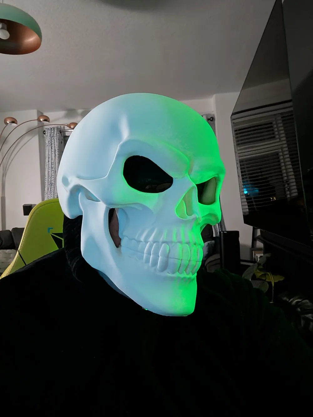 Full skull *Skeletor style* helm - Free 3D Print Model - MakerWorld