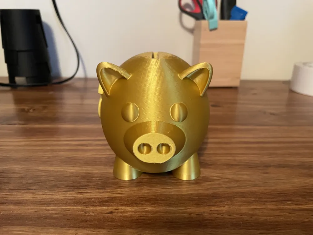 Piggy Bank with Real Lock and Key! - Free 3D Print Model - MakerWorld