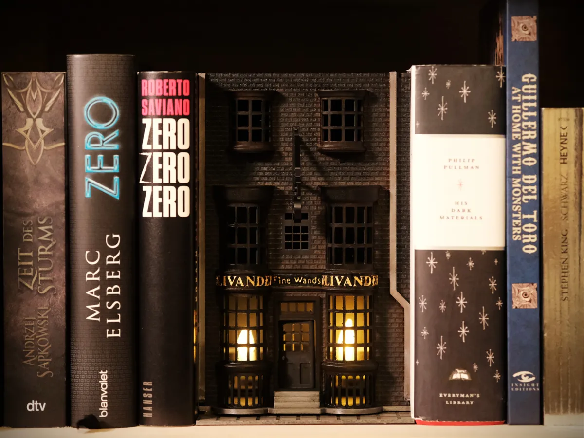 Ollivanders Fine Wands Book Nook - Harry Potter - Free 3D Print Model ...