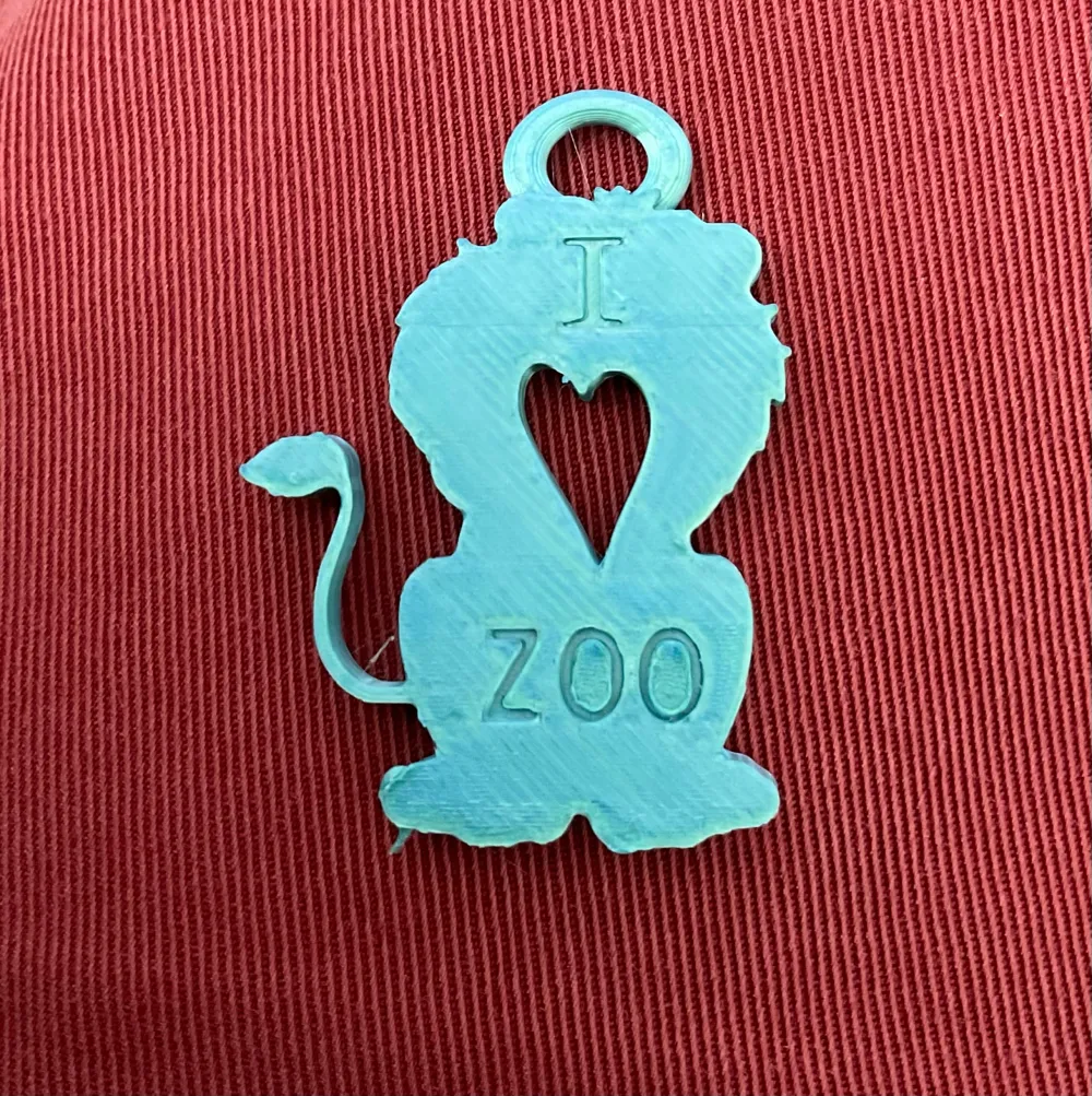 Lion tag TWO color Remixed by kjtowns - MakerWorld