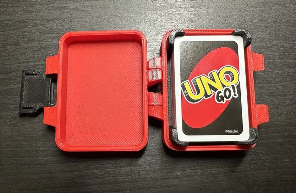 UNO GO! - Card Box - SnapLock Ed. - Free 3D Print Model - MakerWorld