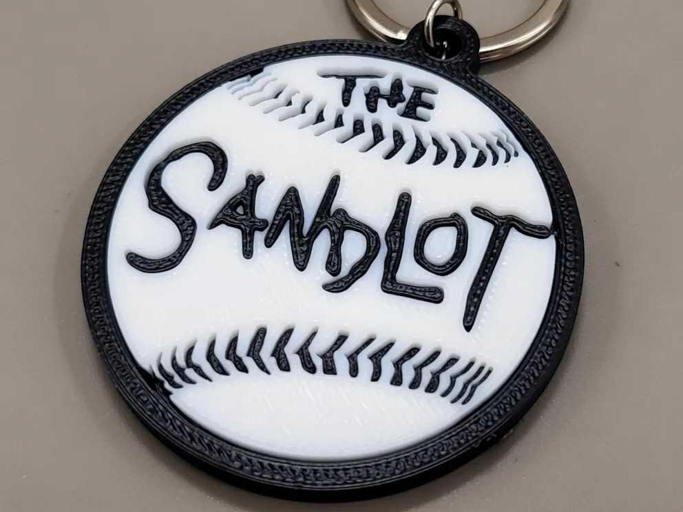 Baseball - Sandlot keychain - Free 3D Print Model - MakerWorld
