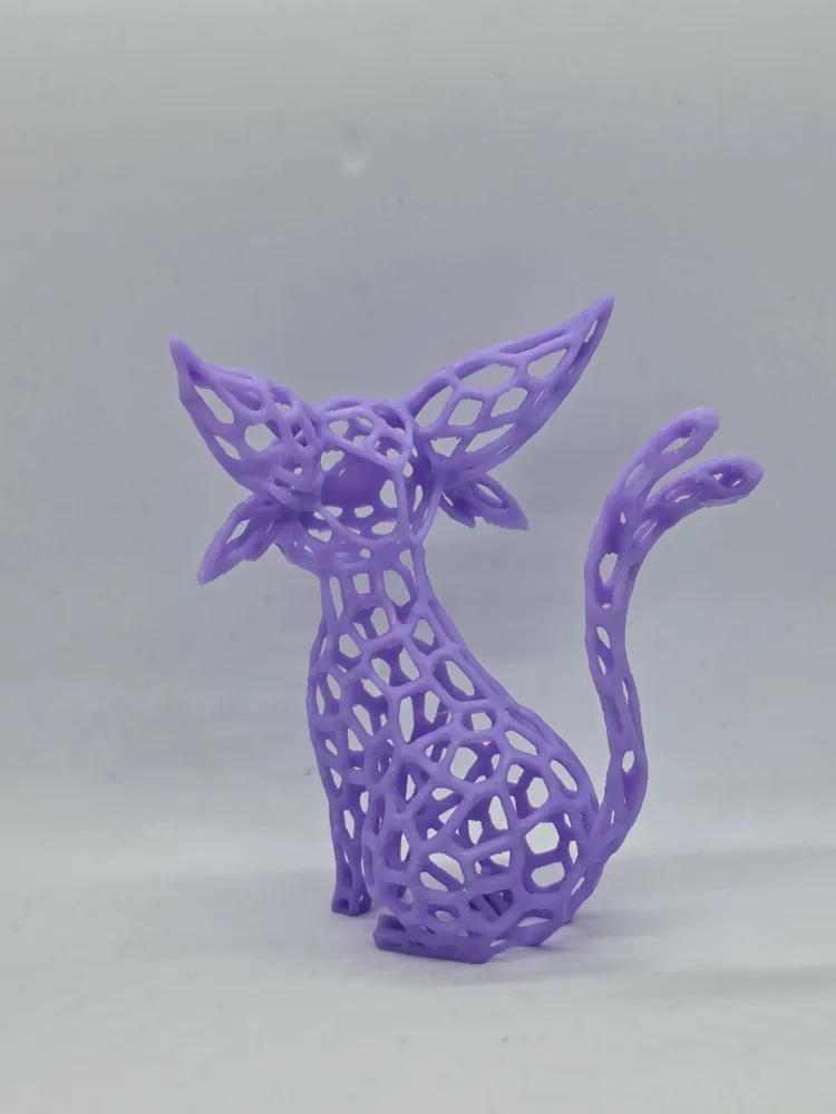 Pokémon Espeon Voronoï - Free 3D Print Model - MakerWorld