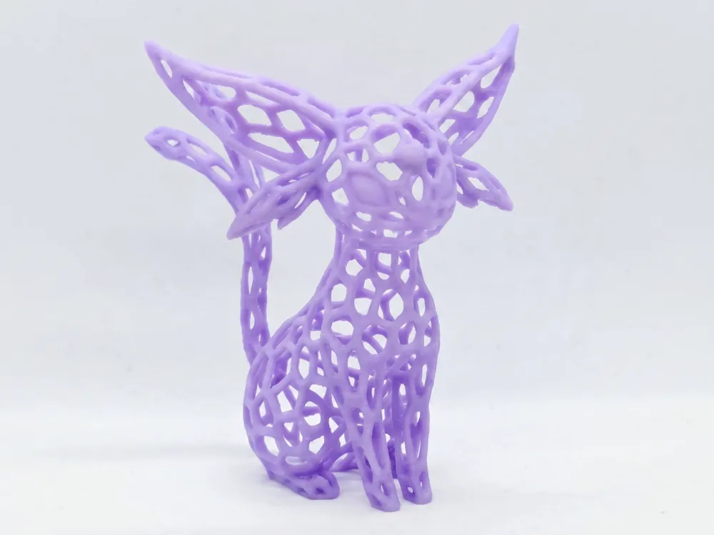 Pokémon Espeon Voronoï - Free 3D Print Model - MakerWorld