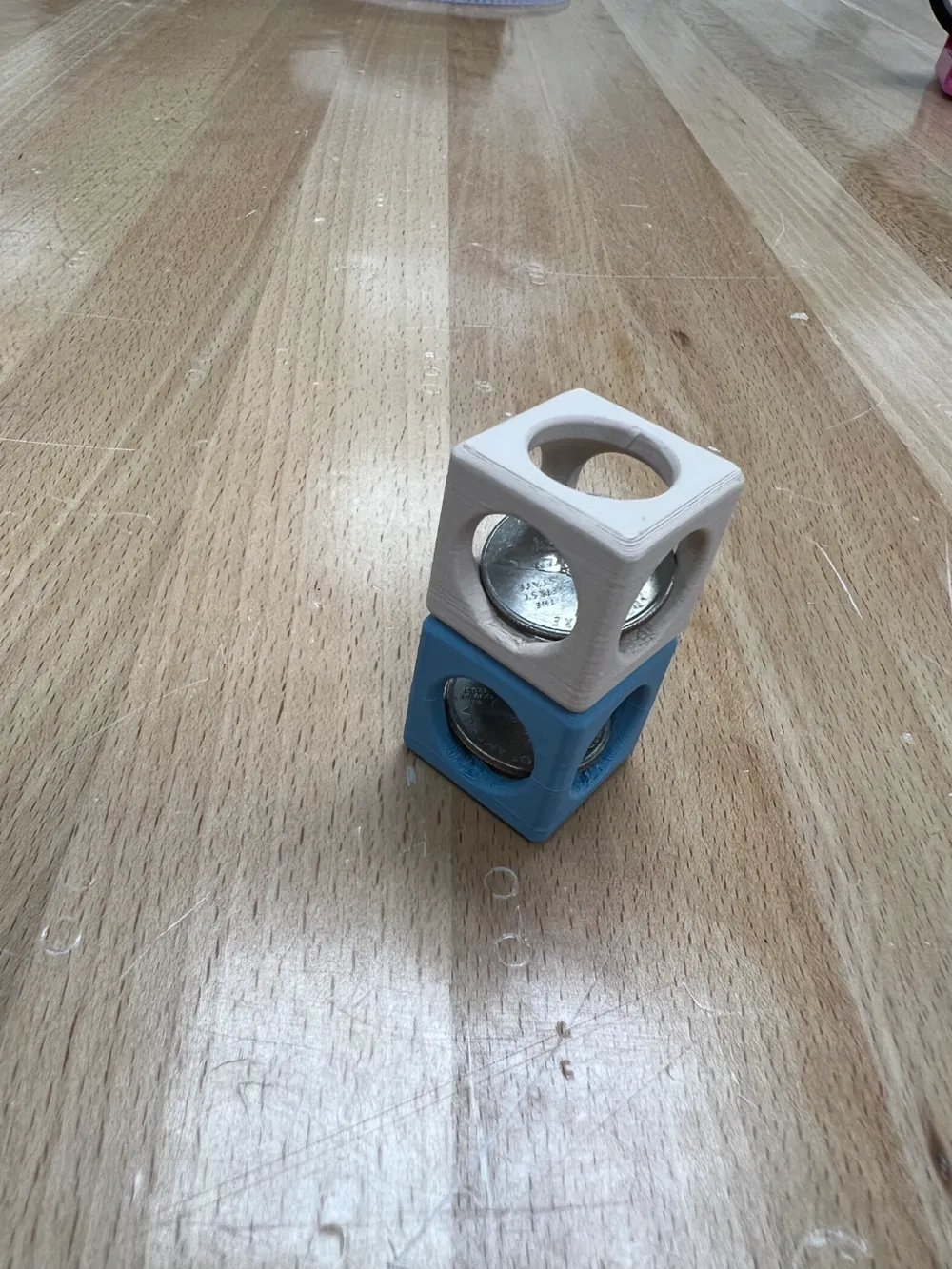 Quarter Cube - Embedded Print by OneMoreProject - MakerWorld