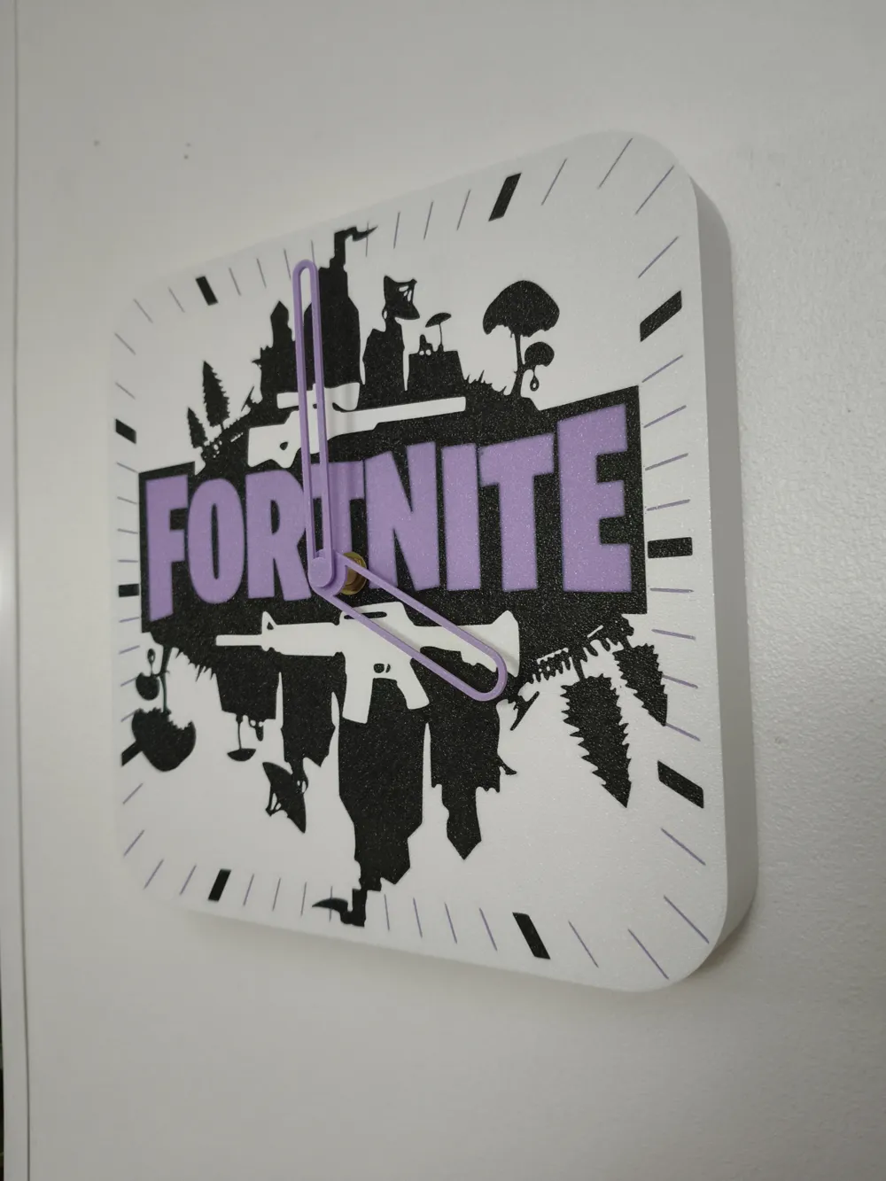 Fortnite Clock - Free 3D Print Model - MakerWorld