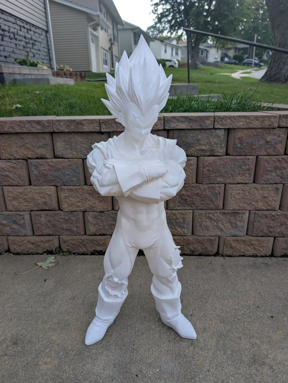 Dragon Ball Z – 3 Foot Vegeta Statue (9-Parts) by Average Dad Prints MakerWorld: Download Free ...