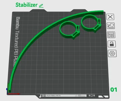Ptfe tube support for original A1 spool holder by ggaetoo - MakerWorld